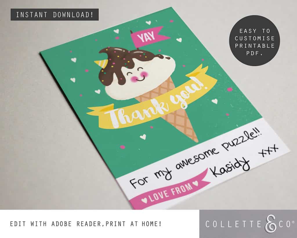 Ice cream Party printables FULL Pack Editable | Collette & Co®